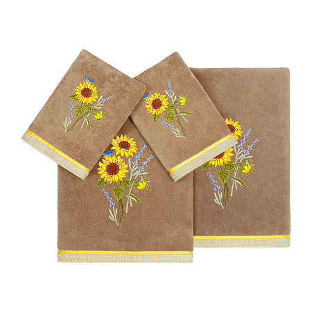 Click here for Linum Home Turkish Cotton Girasol Embellished 4-Pc... prices