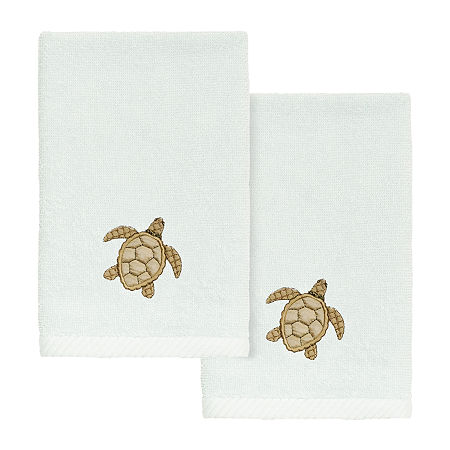 Click here for Linum Home Textiles Tortuga 2-pc. Embellished Fing... prices