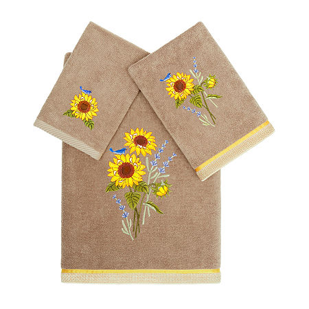 Click here for Linum Home Turkish Cotton Girasol Embellished 3-Pc... prices