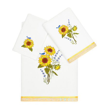 Click here for Linum Home Turkish Cotton Girasol Embellished 3-Pc... prices