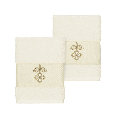 Click here for Linum Home Textiles Quinn 2-pc. Embellished Washcl... prices