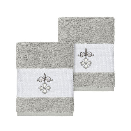 Click here for Linum Home Textiles Quinn 2-pc. Embellished Washcl... prices