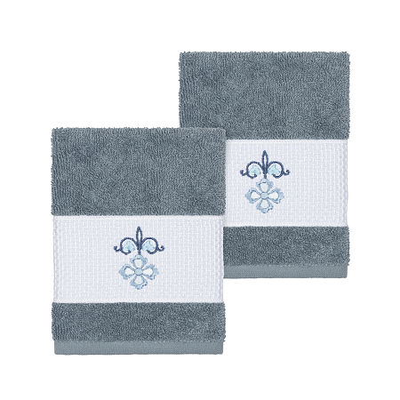 Click here for Linum Home Textiles Quinn 2-pc. Embellished Washcl... prices