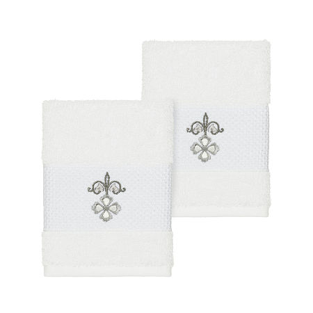 Click here for Linum Home Textiles Quinn 2-pc. Embellished Washcl... prices