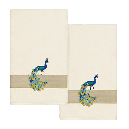 Click here for Linum Home Turkish Cotton Penelope Embellished 2-P... prices