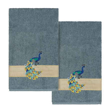 Click here for Linum Home Turkish Cotton Penelope Embellished 2-P... prices