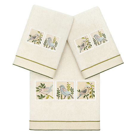 Click here for Linum Home Cotton Belinda Embellished 3-Pc. Towel... prices