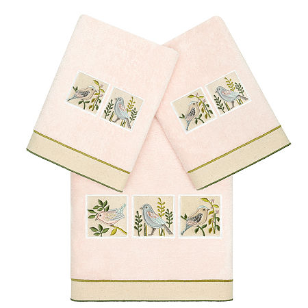 Click here for Linum Home Cotton Belinda Embellished 3-Pc. Towel... prices