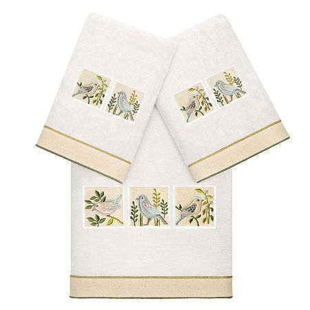 Click here for Linum Home Cotton Belinda Embellished 3-Pc. Towel... prices