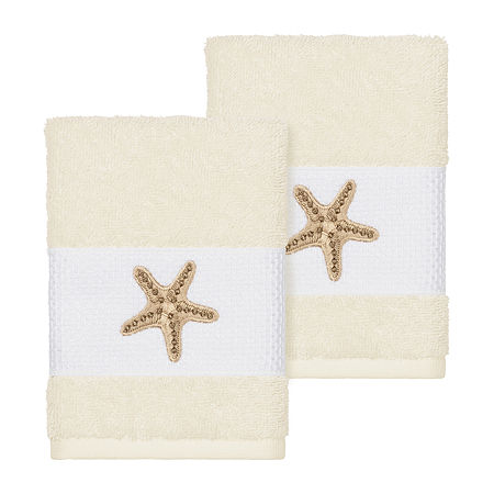 Click here for Linum Home Textiles Lydia 2-pc. Embellished Washcl... prices