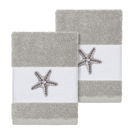 Click here for Linum Home Textiles Lydia 2-pc. Embellished Washcl... prices