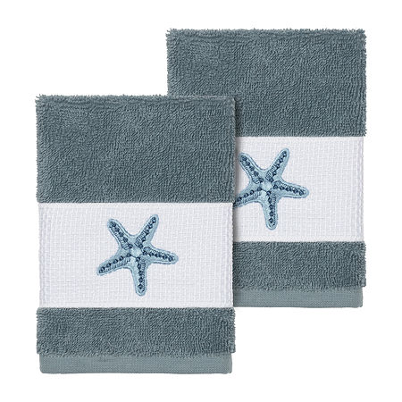Click here for Linum Home Textiles Lydia 2-pc. Embellished Washcl... prices