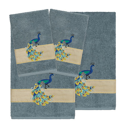 Click here for Linum Home Turkish Cotton Penelope Embellished 4-P... prices