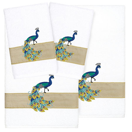 Click here for Linum Home Turkish Cotton Penelope Embellished 4-P... prices