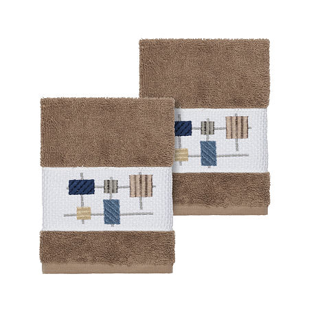 Click here for Linum Home Textiles Khloe 2-pc. Embellished Washcl... prices