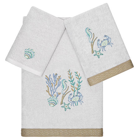 Click here for Linum Home Turkish Cotton Aaron Embellished 3-Pc.... prices