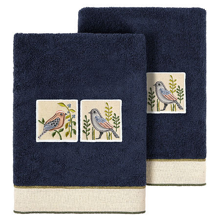 Click here for Linum Home Turkish Cotton Belinda Embellished 2-Pc... prices
