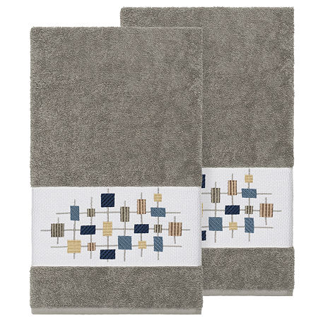 Click here for Linum Home Textiles Khloe 2-pc. Embellished Geomet... prices