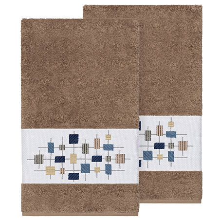 Click here for Linum Home Textiles Khloe 2-pc. Embellished Geomet... prices