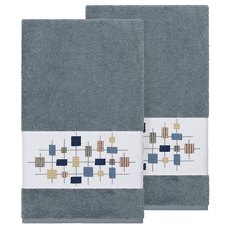 Click here for Linum Home Textiles Khloe 2-pc. Embellished Geomet... prices