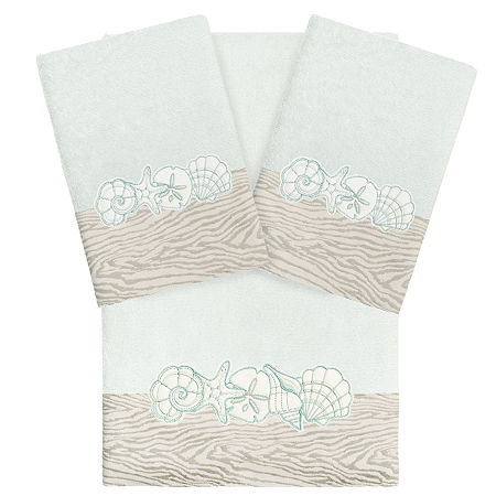 Click here for Linum Home Textiles Shell Row 3-pc. Bath Towel Set... prices