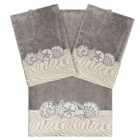 Click here for Linum Home Textiles Shell Row 3-pc. Bath Towel Set... prices
