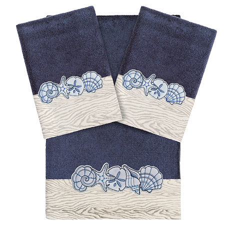 Click here for Linum Home Textiles Shell Row 3-pc. Bath Towel Set... prices