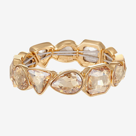 Click here for Monet Jewelry Gold Tone Womens Glass Triangle Cush... prices