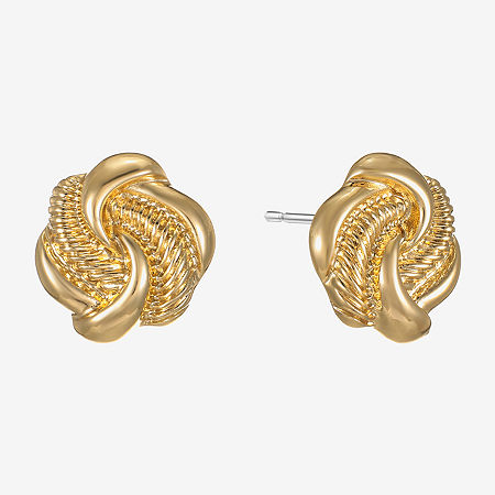 Click here for Monet Jewelry 20mm Knot Stud Earrings  One Size  Y... prices