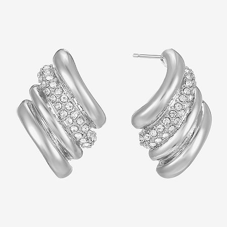 Click here for Monet Jewelry Pave Glass 23mm Diamond Stud Earring... prices