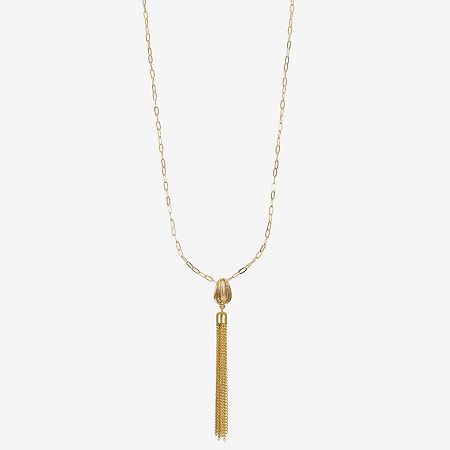 Click here for Liz Claiborne Tassel Womens Oval 34 Inch Pendant N... prices