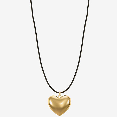 Click here for Liz Claiborne Gold Tone Womens Heart 17 Inch Penda... prices