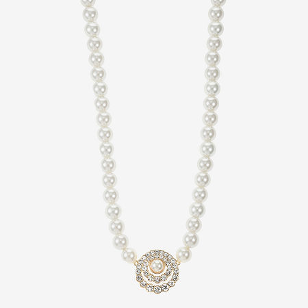 Click here for Monet Jewelry Gold Tone Halo Womens 17 Inch Collar... prices