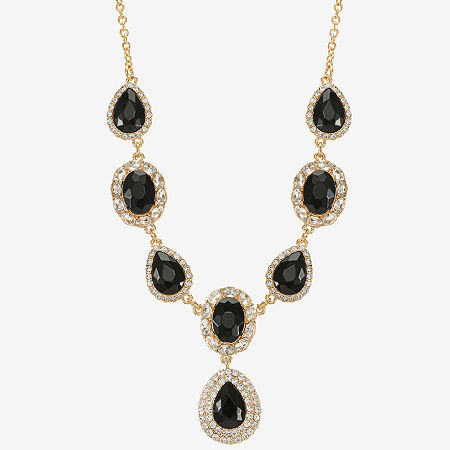 Click here for Monet Jewelry Gold Tone Halo Frontal Womens Glass... prices