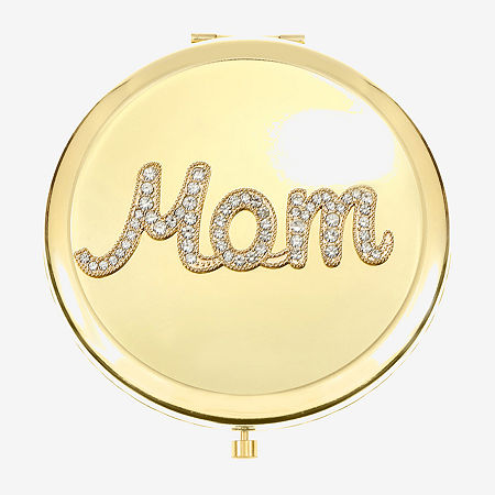 Click here for Monet Jewelry Mom Gold Tone Compact Mirror  One Si... prices