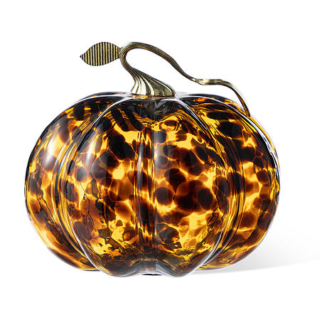 Click here for Glitzhome 9.5 Glass Pumpkin Thanksgiving Tabletop... prices