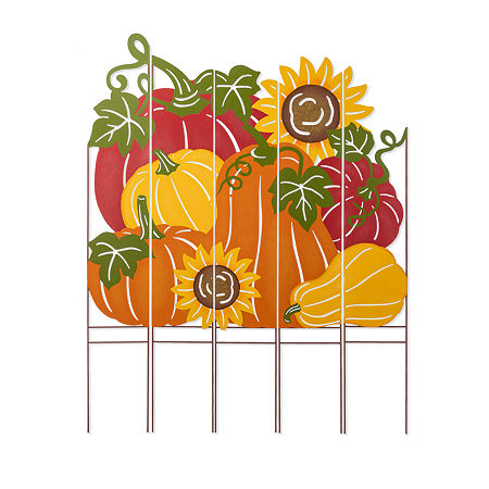 Click here for Glitzhome 41.75H Fall Metal Pumpkin Patch Combo Th... prices