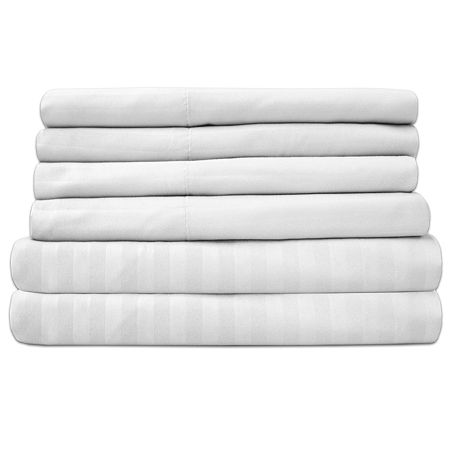Click here for Sweet Home Collection Dobby Stripe Microfiber Wrin... prices