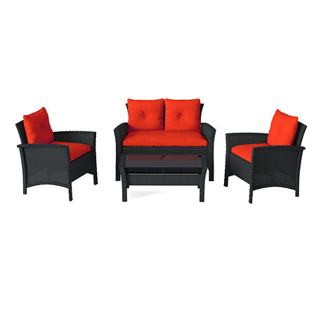Click here for Corliving 4-pc. Conversation Set Weather Resistant... prices