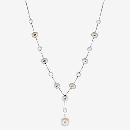 Click here for Effy Womens White Sterling Silver 17 Inch Y Neckla... prices