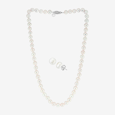 Click here for Effy Womens White Cultured Freshwater Pearl Sterli... prices