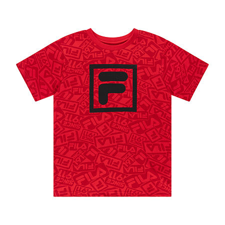 Click here for FILA Big Kid Boys Crew Neck Short Sleeve Regular F... prices