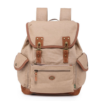 Click here for Tsd Brand Dolphin Canvas Backpack - Beige prices