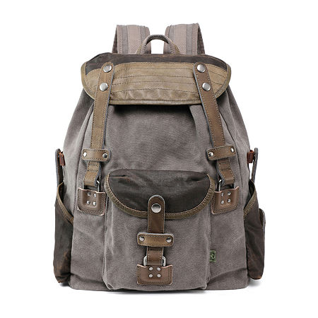 Click here for Tsd Brand Tapa Canvas Backpack - Gray prices