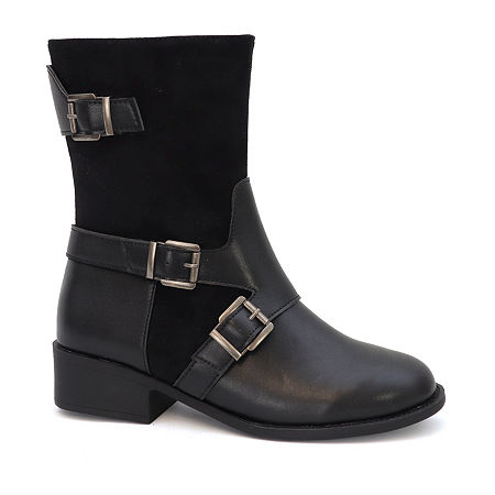 Click here for Yoki Womens Darcy-10 Block Heel Riding Boots  6 Me... prices