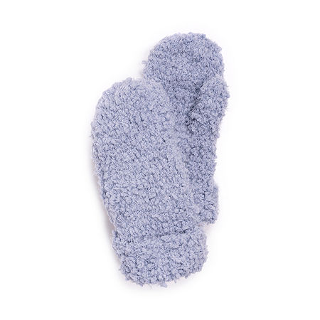 Muk Luks Womens Popcorn Mitten  Moonstone  One Size - Moonstone