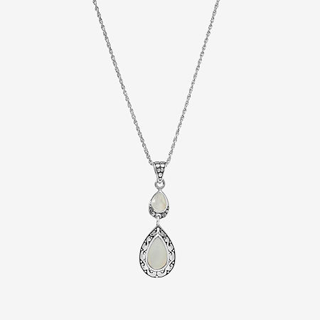 Click here for Womens Genuine White Mother Of Pearl Sterling Silv... prices