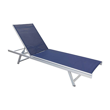 Click here for gallant Reclining Patio Lounger  One Size  Blue prices