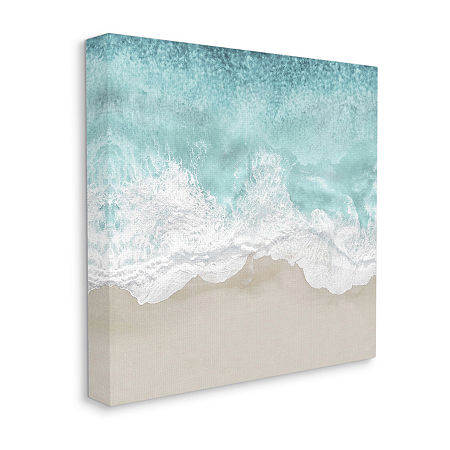 Click here for Stupell Industries Sea Foam Sandy Beach Canvas Art... prices