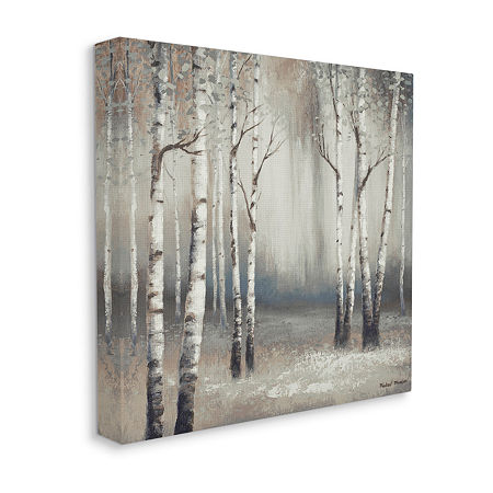 Click here for Stupell Industries Misty Birch Tree Forest Canvas... prices